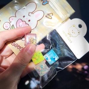 Holographic Star Glitter Keycaps OEM R1 Cherry MX Switches Mechanical ...