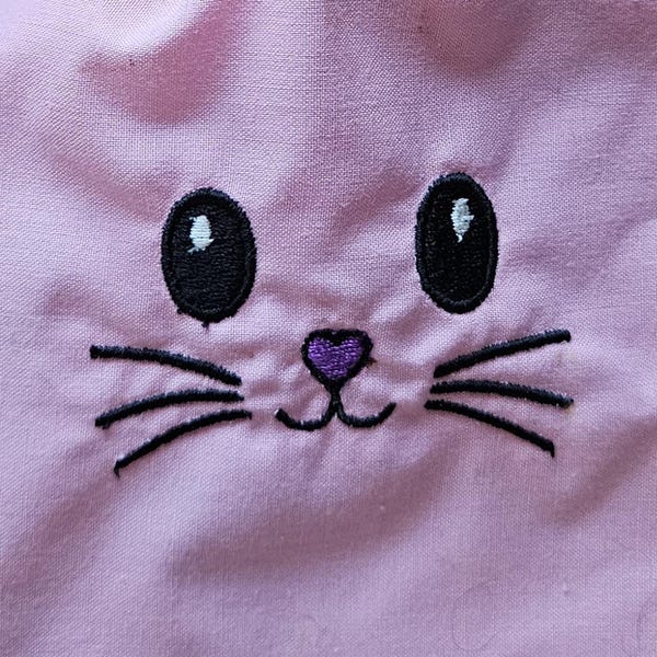 Bunny Face Embroidery, Easter Embroidery Face, Embroidery Rabbit ...