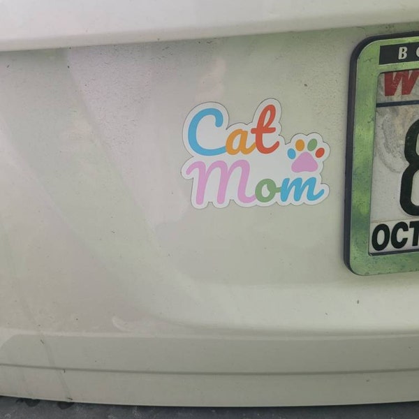 MAGNET Cat Mom Fridge Magnet, Car Magnet, Decorative Magnet, Bulletin ...