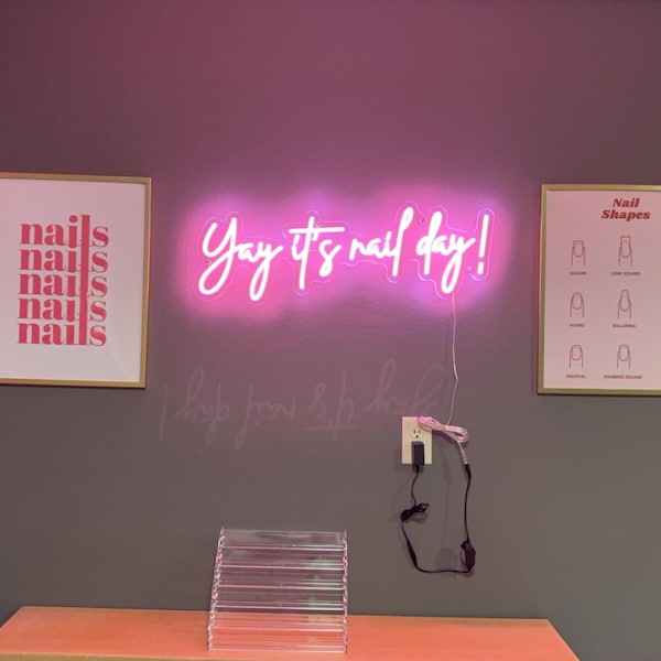 Sakura and Moon Neon Sign, Sakura Neon Wall Art, Custom Neon Sign ...