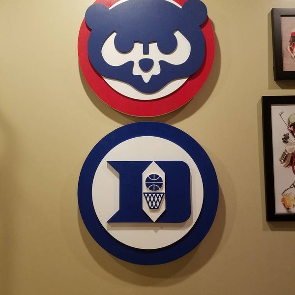 3D Chicago Cubs Wooden Logo, Cubnation Series 1 of 6 Collect Them All ...