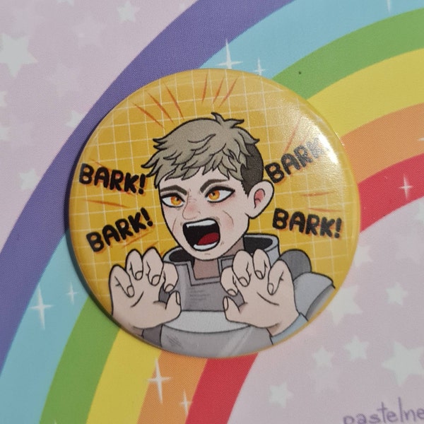 Muffin From Bluey Screaming AHHHHHH Button Badge - Etsy