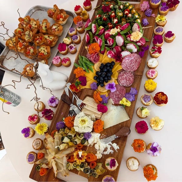 Fresh Edible Flowers Premium Assortment Mix 3oz - Etsy