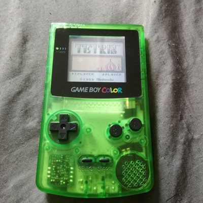 Custom Backlit Nintendo Gameboy Color Clear Green/black by ...