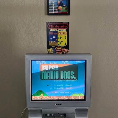 Nintendo Cereal System Ralston Reproduction Vintage Cereal Box - Etsy