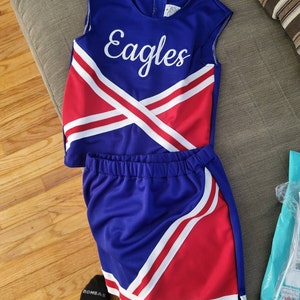 Orange and White Cheer Uniform, Custom Cheer Uniform,orangewhite ...