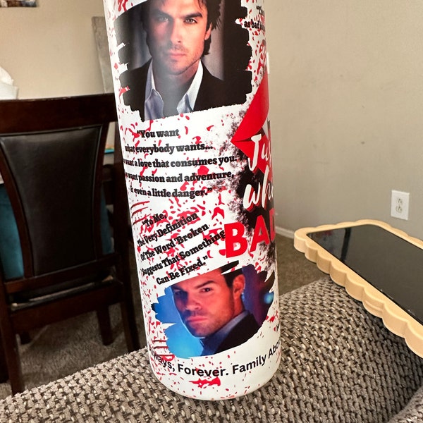 TVD Couples| Benzo |TV Show Inspired Bookmarks | Wood Bookmark| Gift ...
