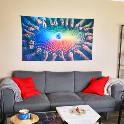 Autumn Skye Light Work Tapestry by Third Eye Tapestries - Etsy