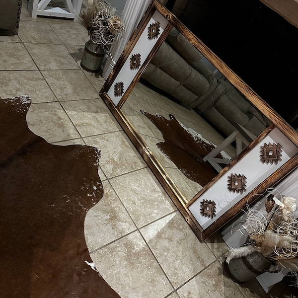 Western Style Mirror / Western Decor / Western Home - Etsy