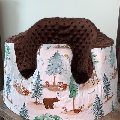 Custom Bumbo Seat Cover 200 Fabric Choices Minky Bumbo Cover Brown Cow ...