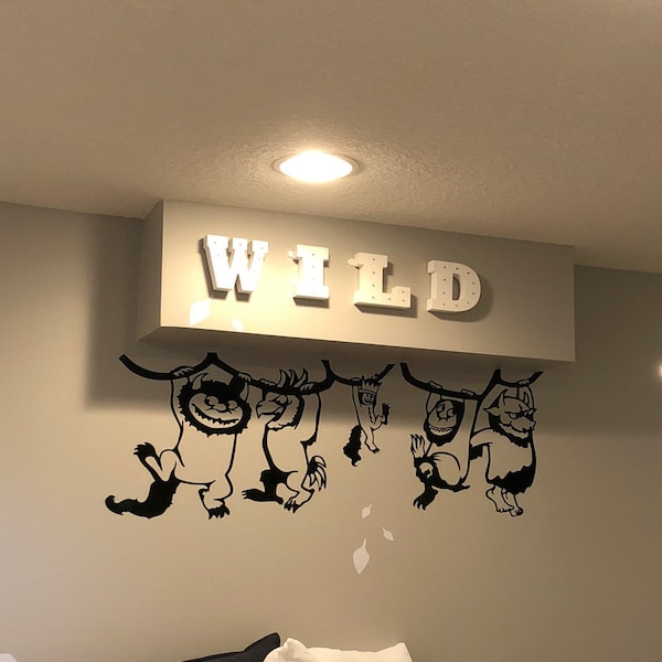 Where the Wild Things Are #2 - Wall Decal, Children - Etsy