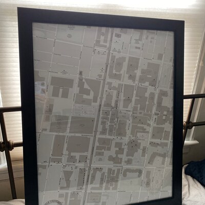 Texas Tech University Map - Etsy