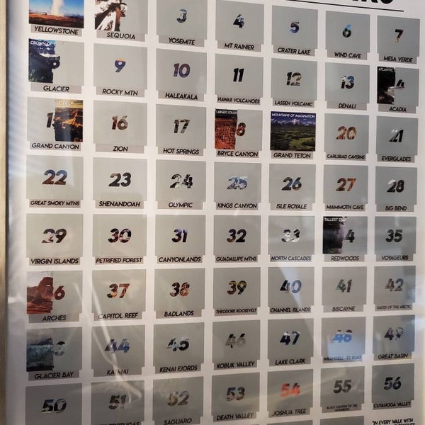 Scratch off United States Map – 50 States Travel Tracker Checklist ...