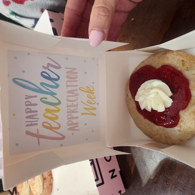 Printable Happy Teacher Appreciation Week Cookie Tag Pastel Color ...