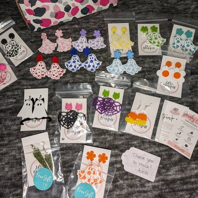 RIP Earrings, RIP Tombstone Grave Earrings, Halloween Studs, Tombstone ...