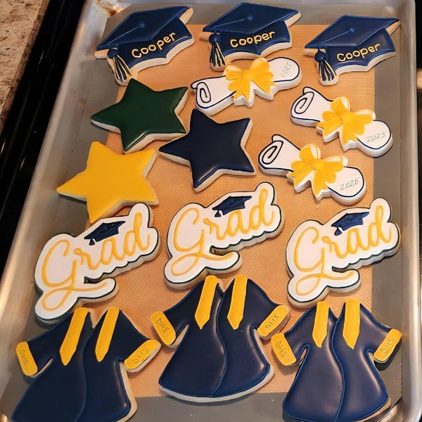 Grad Cookie Cutter and Stamp, Graduation Cookie Cutter, Grad Cookie ...