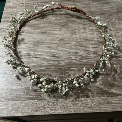 Flower Crown Rosebud Real Dried Flowers Dried Flower Crown - Etsy