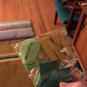 Wool Felt Alphabet Set 4 Tall Great for Learning | Etsy