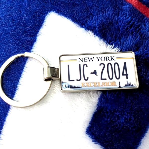 California License Plate Keychain Custom Car Keychain License Plate ...