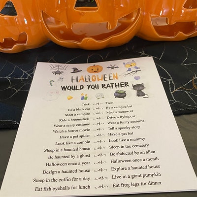 12 Halloween Games Bundle Halloween Party Games Halloween - Etsy