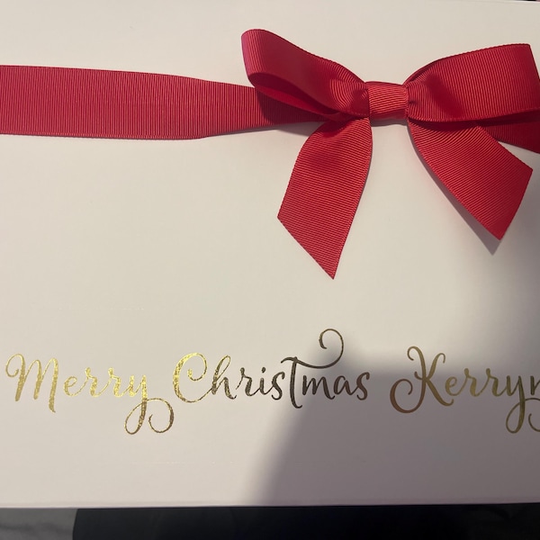 Large A4 Black Magnetic Gift Box A4 Document Box Luxury Presentation ...