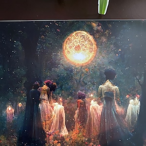 Inanna Divine Feminine Oracle Art Poster Print - Etsy