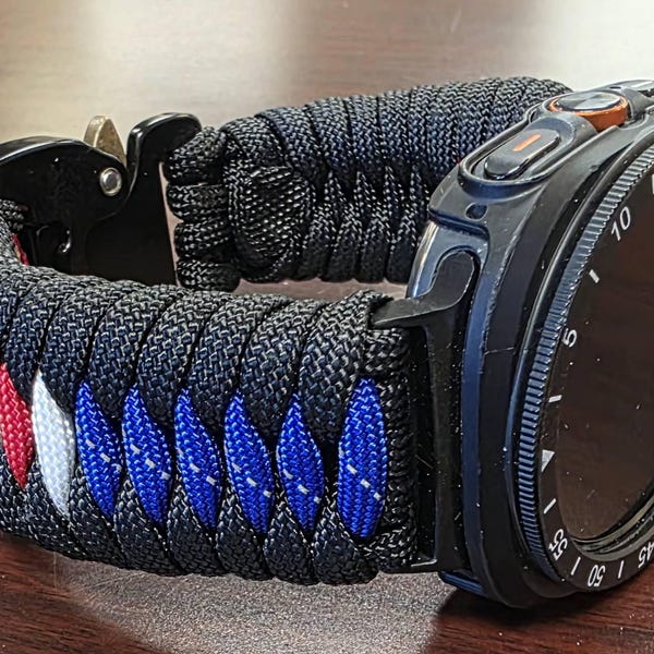 Personalized Paracord Watch Band for Apple Watch Series 1, 2, 3, 4, 5 ...