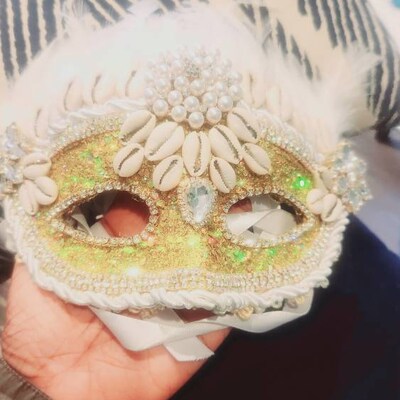 Mask for Yemaya and Olokun/careta Para Yemaya Y Olokun - Etsy