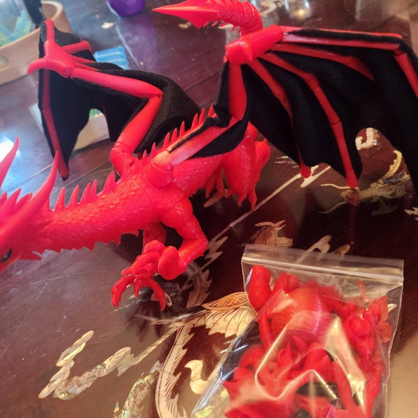 Gankra Kaiju Monster BJD Articulated Creature FREE Extra Pins and ...