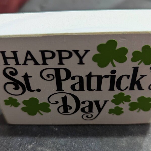 His Love Endures Forever, Christian Block Sign, Rustic Shelf Sitter ...