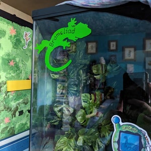 Customizable Name Green Tree Python Emerald Tree Boa Snake Vinyl Decal ...