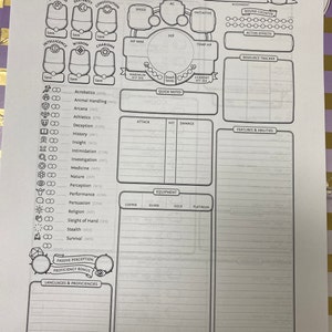 Dnd 5e Campaign Diary: Character Journal PDF for Dungeons and - Etsy