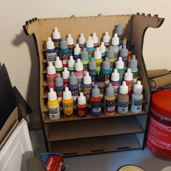 Modular Storage Paint Rack Cabinet Organizer Drawers Miniature GW ...