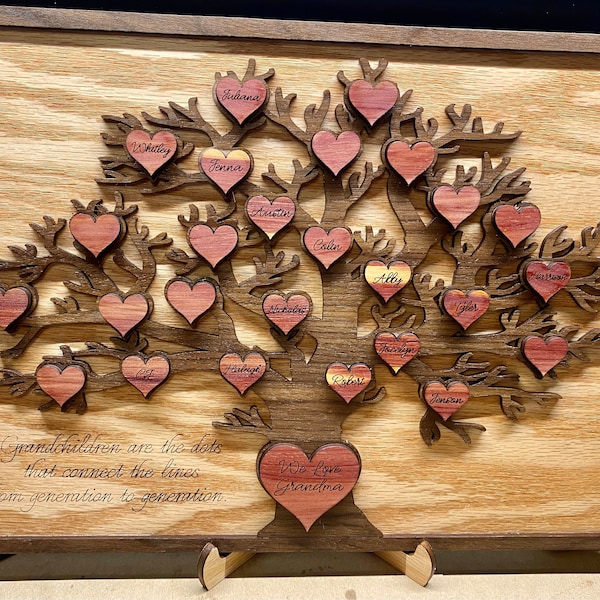 Rectangle Family Tree Sign Laser File - Etsy