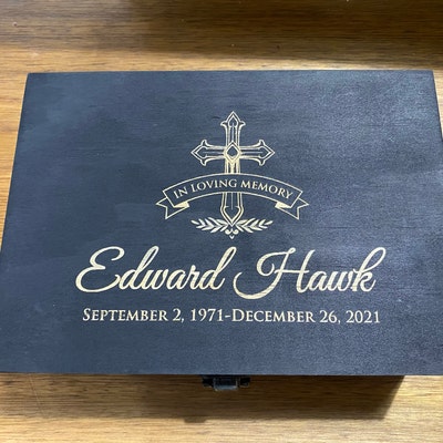 Memorial Gift Box, Memorial Gifts, Memory Box, Memorial Keepsake ...