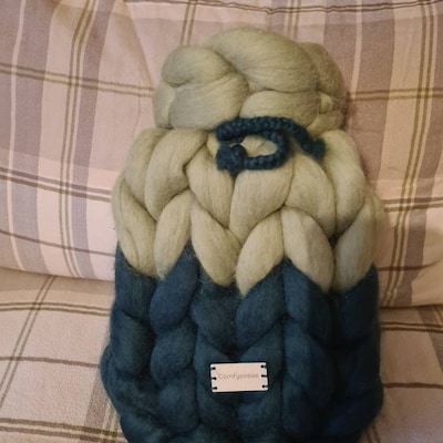 Chunky Knit Acrylic Bed Runner - Etsy