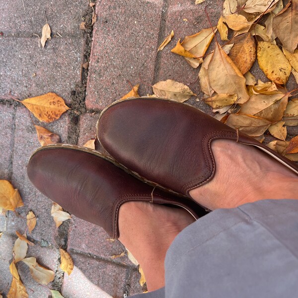 Women Handmade Chelsea Boots Wider Shoes Zero Drop Barefoot Feel Ground ...