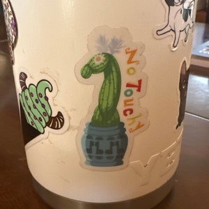 Pain and Panic Plushie Transparent Disney Laptop Stickers/ - Etsy