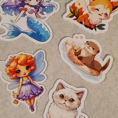 Cute Goldfish Stickersheet Fish Stickers Goldfish Stickers - Etsy