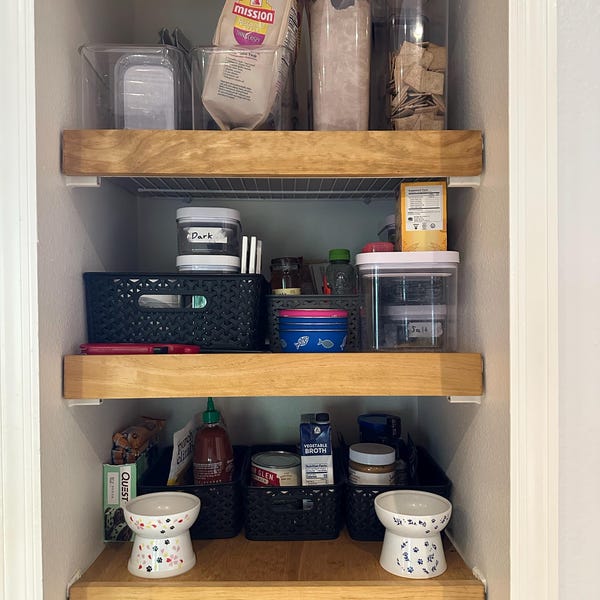 Wood Shelf Covers (custom Made); Wire Shelf Cover; Removable Floating ...