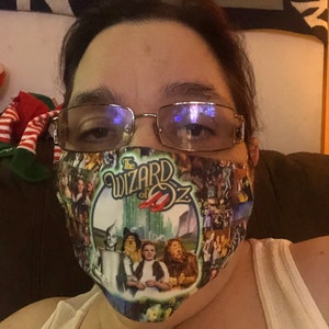 Wizard of Oz Face Mask - Etsy