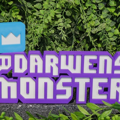 Personalized Custom Twitch Style Name Plate, Streamer Gift, Desk Sign ...