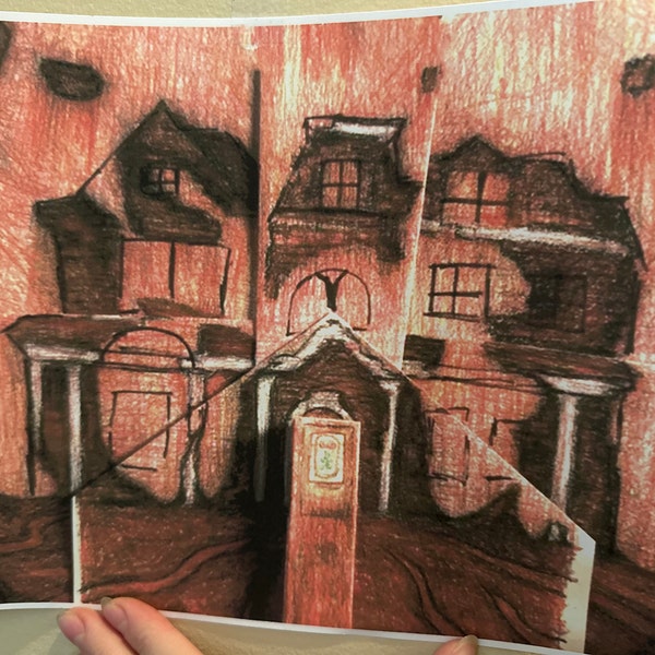 Stranger Things: Creel House Drawing Replica Season 4 Print Wall Art - Etsy
