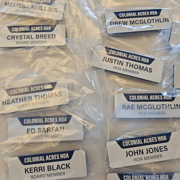 Custom Engraved Name Tags | Personalized Engraved Employee Office Name ...