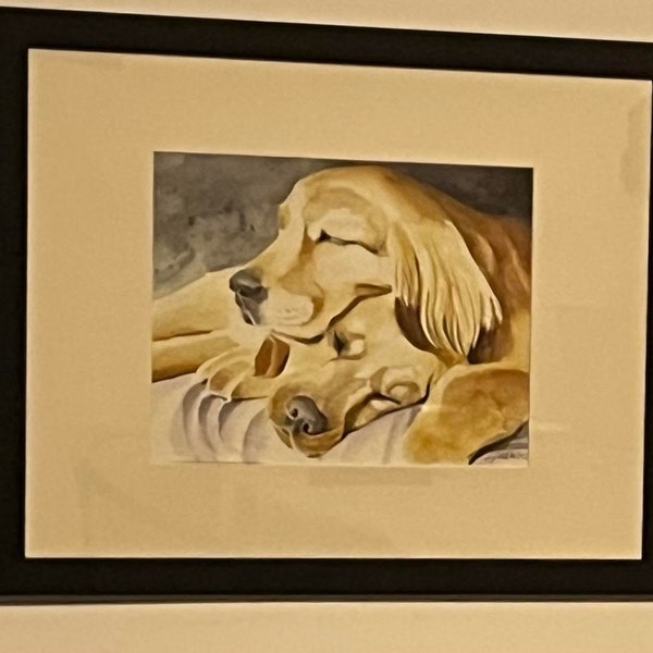 Red Flame Point Siamese Cat in the Garden, Original Handpainted ...