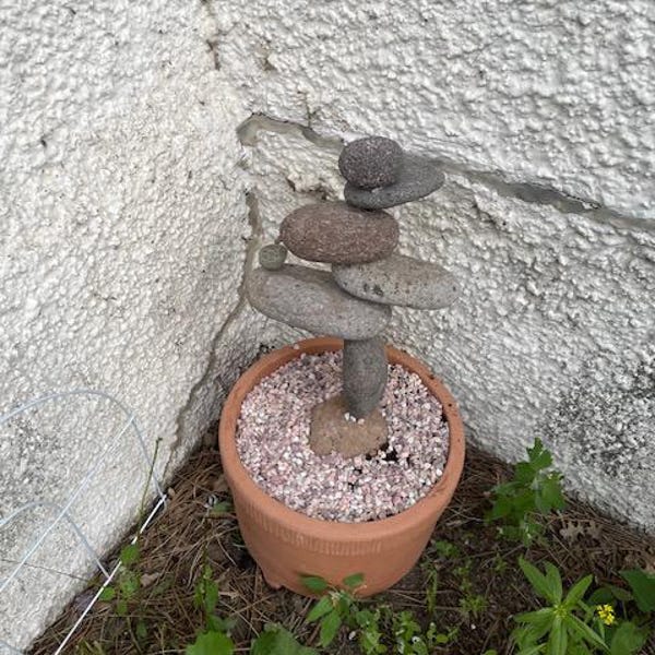 8 Stone Cairn Garden Statue | Stonestatue | Outdoors Decorer ...