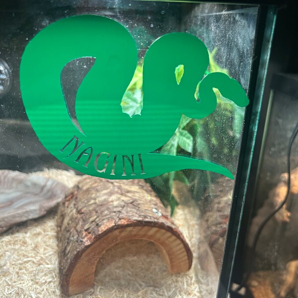 Customizable Name Ball Python Snake Vinyl Decal (READ DESCRIPTION) - Etsy