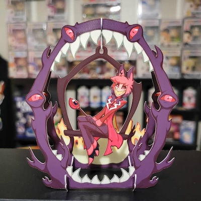 Alastor Hazbin Hotel Paper Craft Standee - Etsy