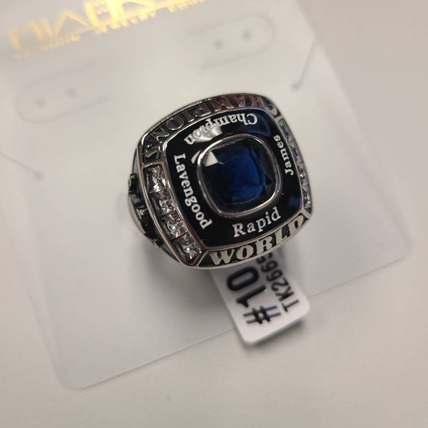 Personalized Custom World Champion Ring - Football, Baseball ...