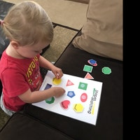 Numbers & Shapes Busy Binder, Printable Preschool Curriculum, Busy Book ...